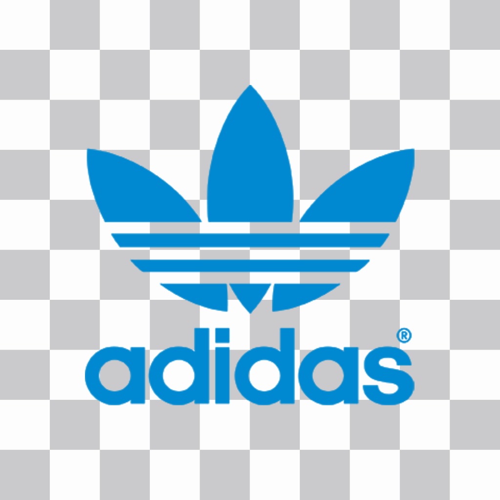 Etiqueta do logotipo da Adidas Originals para suas fotos - Fotoefeitos